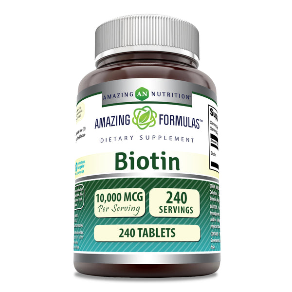 Amazing Formulas Biotin | 10000 MCG | 240 Tablets – Amazing Nutrition