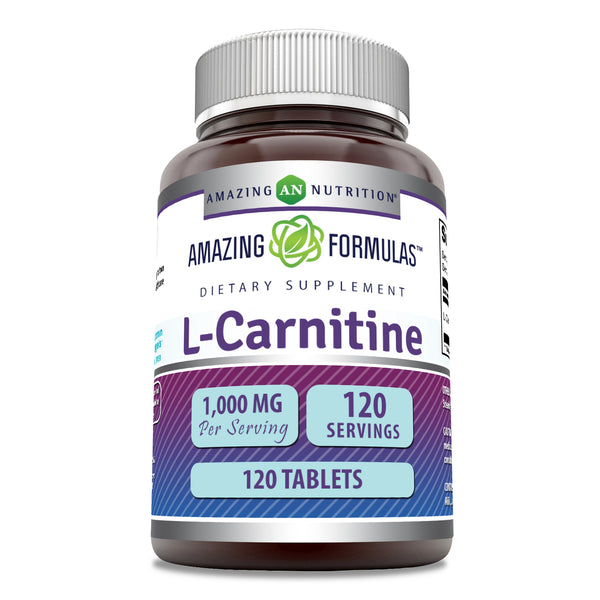 Amazing Formulas L-Carnitine | 1000 Mg | 120 Tablets – Amazing Nutrition