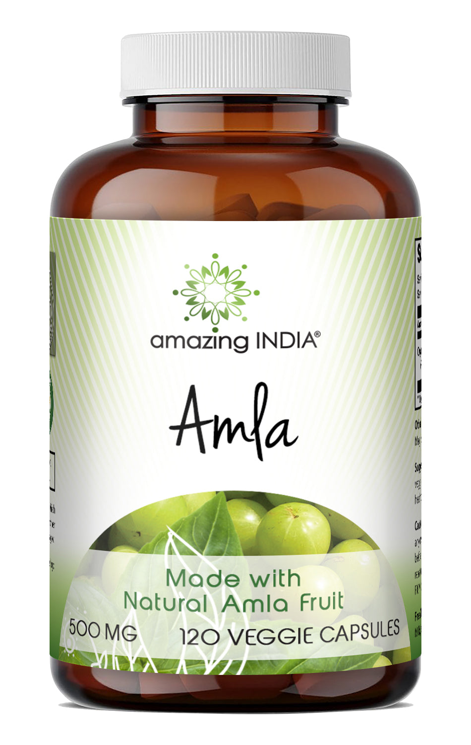 Amazing India Amla (Made with Amla Fruit) 500 Mg | 120 Veggie Capsules ...
