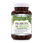 Amazing Flora Probiotic 50 Billion | 10 Strains | 60 Veggie Capsules ...
